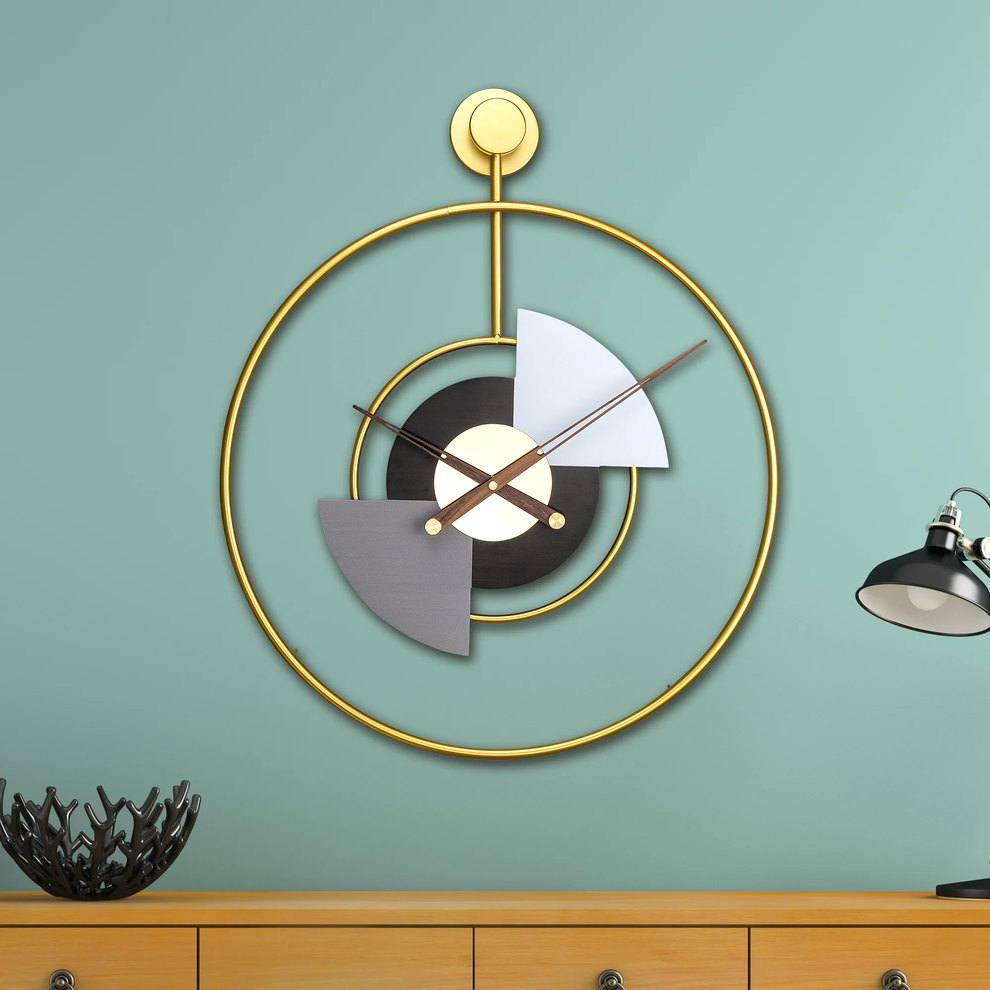 Buy Steel wall clocks online @upto 50% off – Feel Rich Decor
